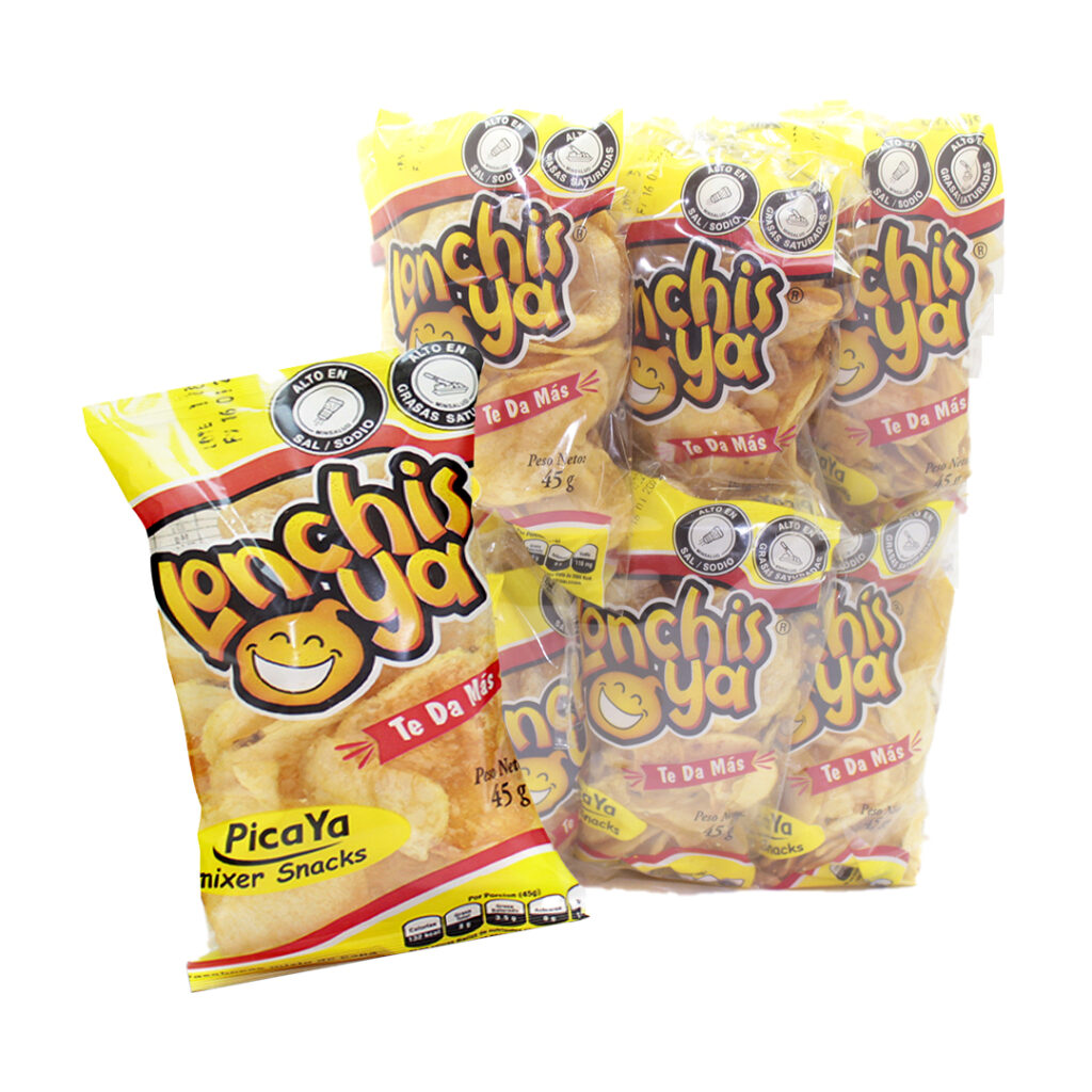 Picadas Lonchis Ya x 45gr. Paquete x 12. - MercoYá