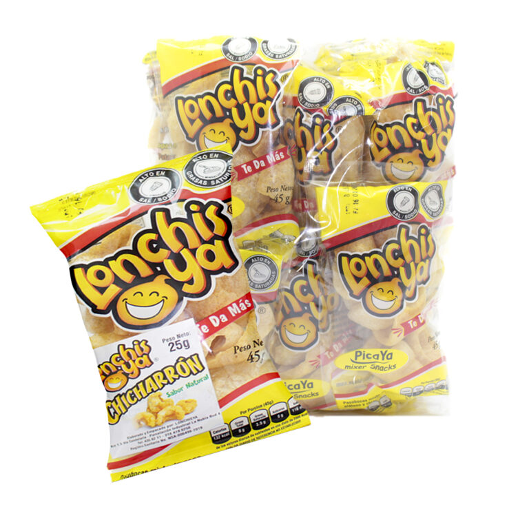 Chicharrón Lonchis Ya x 45gr. Paquete x 12 - MercoYá